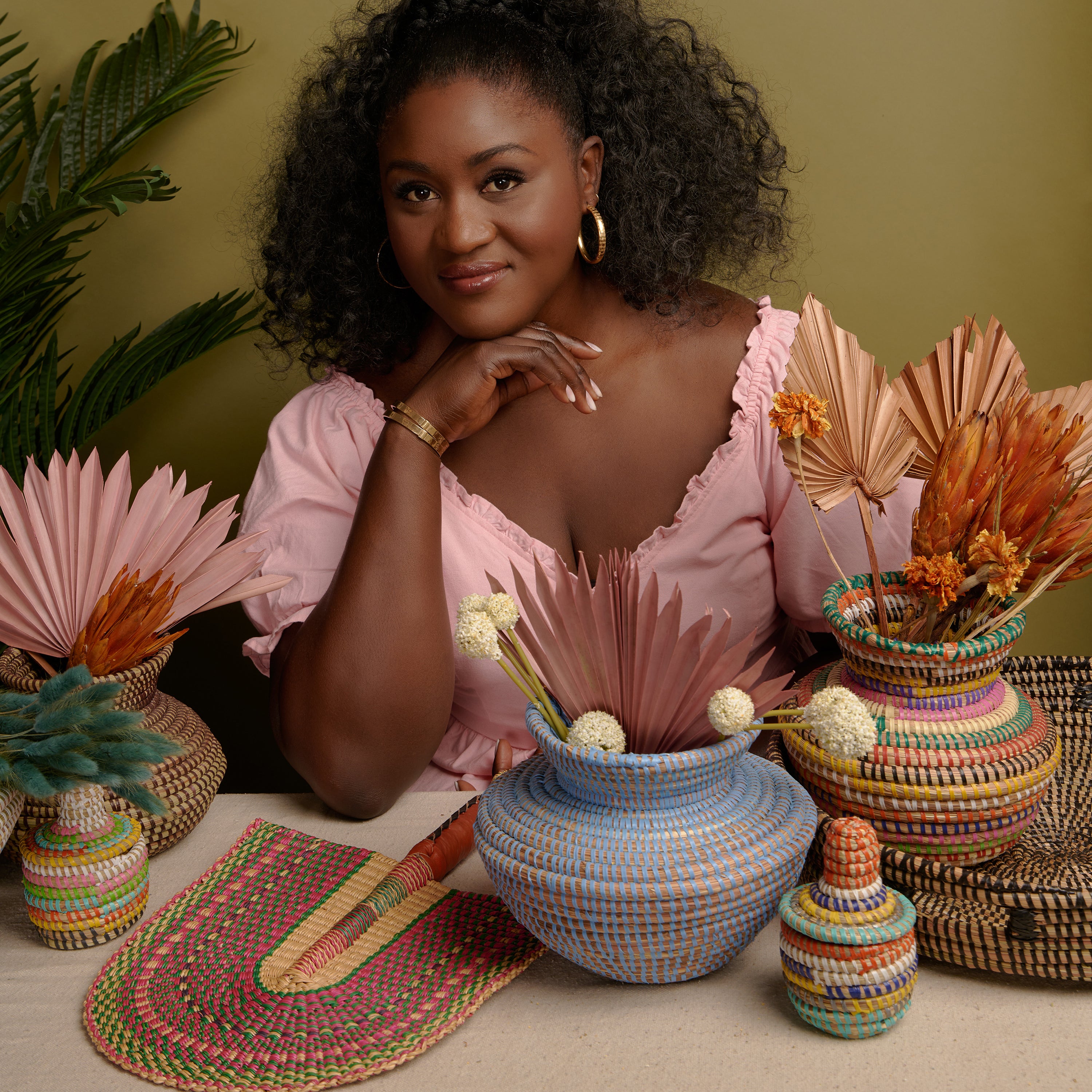 Akia Tiny Woven Basket Set – Handwoven African Home Décor | Expedition ...
