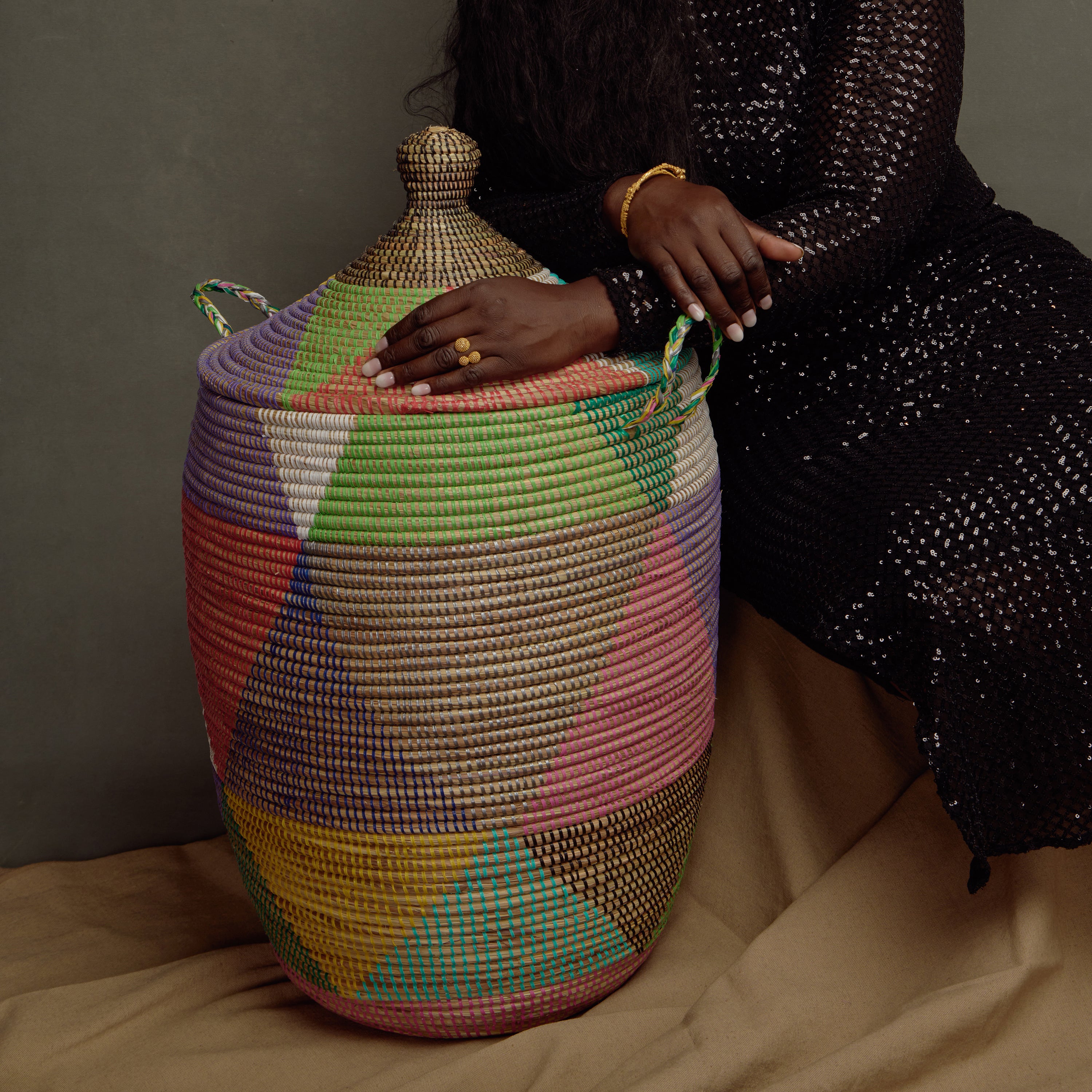 Sokhna Handwoven Storage Basket – Meet African Craftsmanship ...