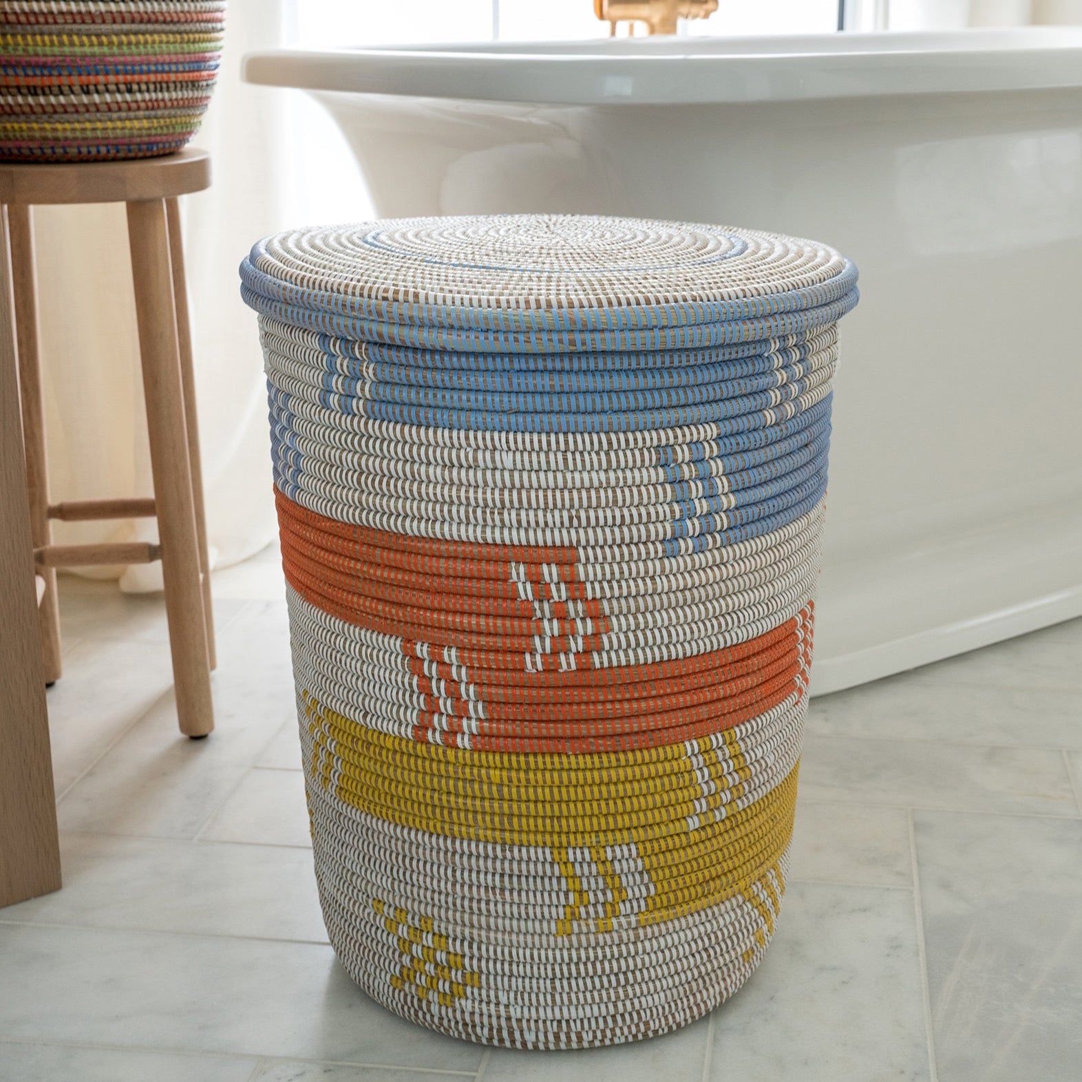 Amara African Hamper Basket – Handcrafted Storage Baskets