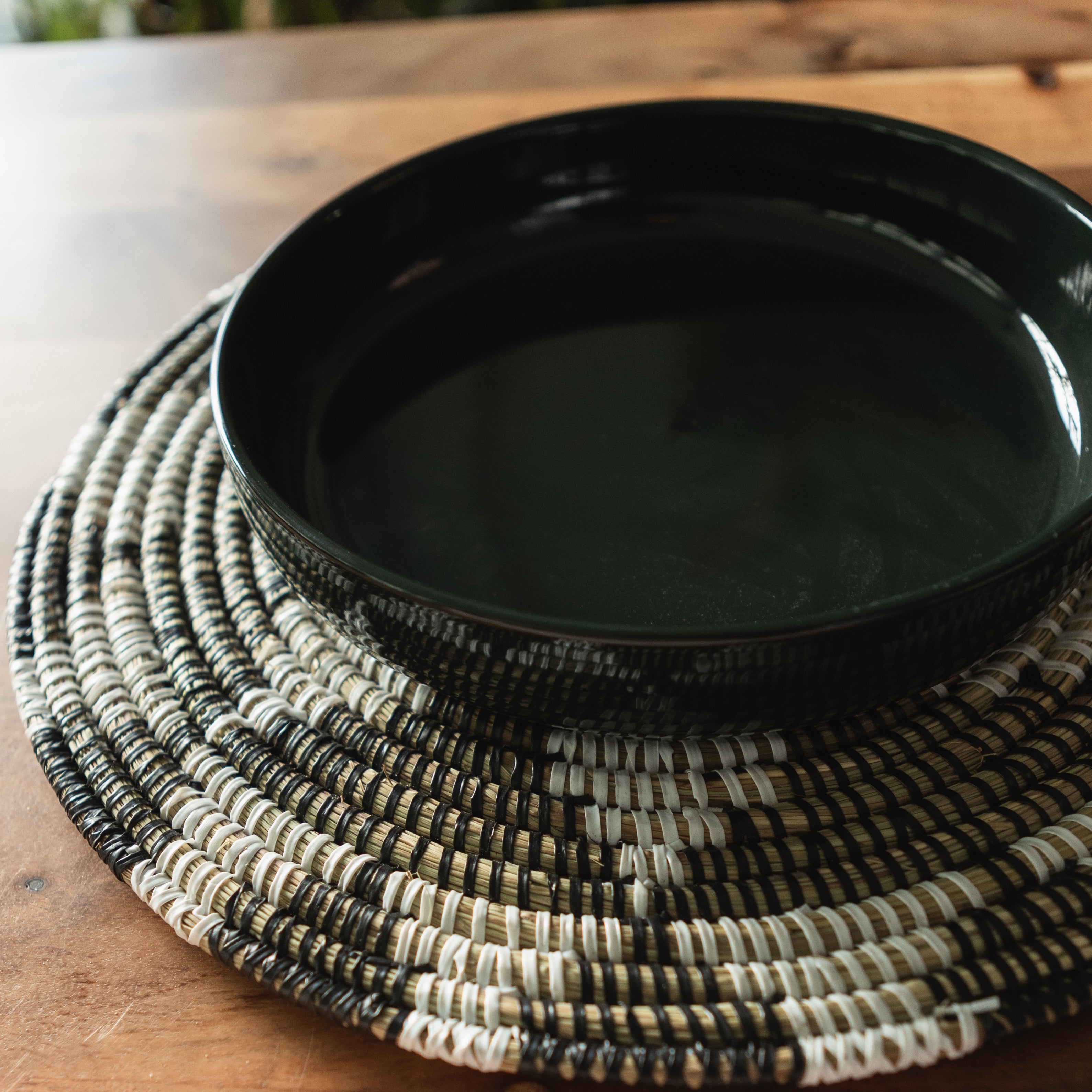 Zuri Woven Placemats (Set of 2) – Handwoven African Table Mats ...